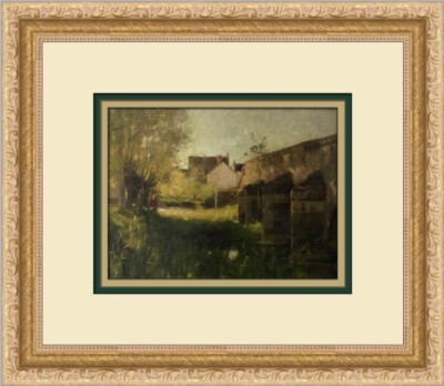Robert William Vonnoh The Bridge at Grez Custom Framed Print | eBay