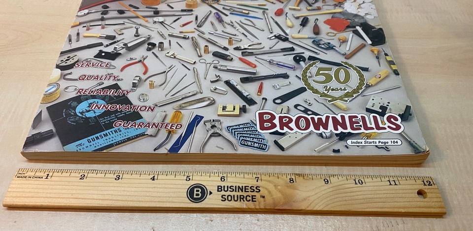 Brownells Gunsmith Catalog #42 1989 50th Anniversary Tools Supplies ...