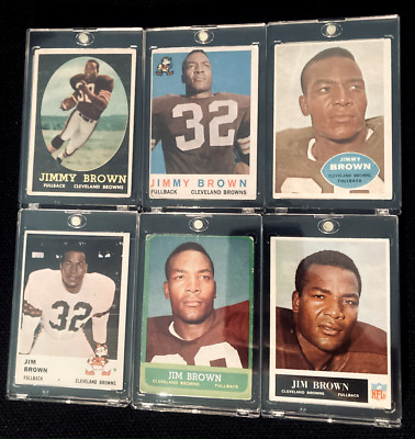 Jim Brown - 6 Card Lot - Includes Rookie Card | eBay