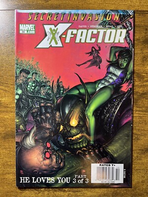 X-FACTOR 34 EXTREMELY RARE NEWSSTAND VARIANT PETER DAVID STORY MARVEL ...