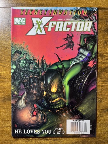 X-FACTOR 34 EXTREMELY RARE NEWSSTAND VARIANT PETER DAVID STORY MARVEL ...