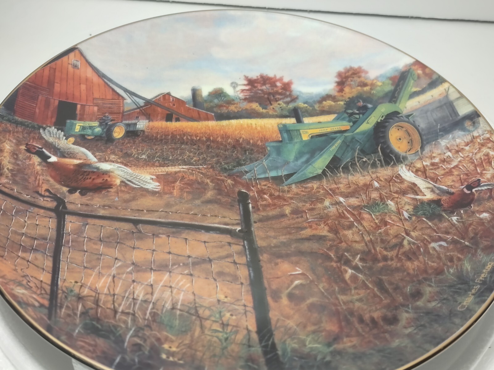 John Deere Tractor Danbury Mint 'Flushed from the Field' Life on the ...