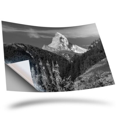 1 x Vinyl Sticker A2 - BW - Matterhorn Mountain Zermatt #39258 | eBay UK