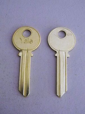 Original Yale Key Blank GA Keyway 6 Pin- 2 Keys | eBay