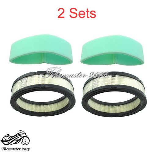2x Air Filter Set For Onan 140-2628 140-2522 NHA NHB NHC T26 16HP-18 HP ...