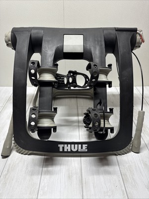 Thule 9001 Raceway 2 Bike Rear Trunk Mounted Bike Rack Black With Key ...