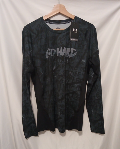 UA Under Armour Go Hard Alter Ego Compression LS Top Men XL Black Gray ...