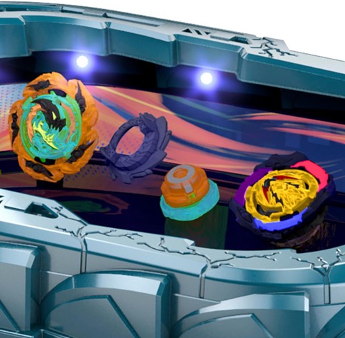 Beyblade F6780 Burst QuadStrike Light Ignite Battle Set Stadium, 2 ...