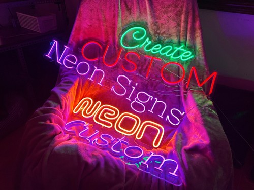 Personalized Custom Neon Sign LED Custom Led Sign Business Logo Acrylic ...