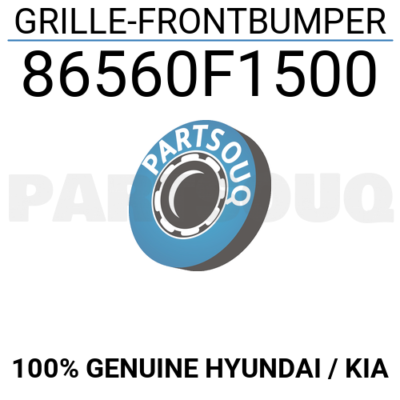 86560F1500 Genuine Hyundai / KIA GRILLE-FRONTBUMPER | eBay