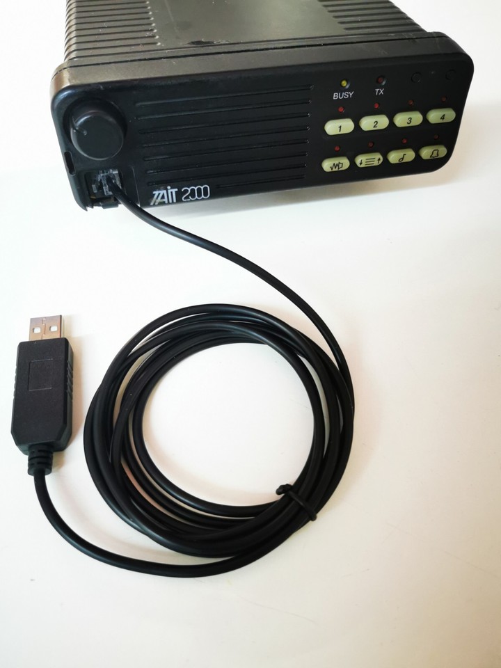 USB programming cable Tait T2000 Radios T2010 T2011 T2015 T2017 T2020 ...