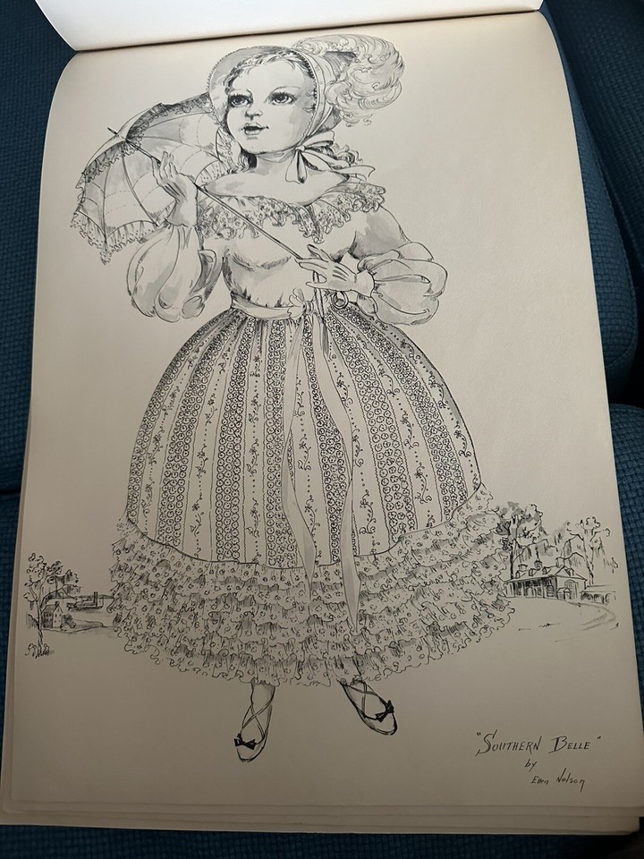 Vintage Kim The Heritage Doll Coloring Book Red Farm Studio Ellen ...