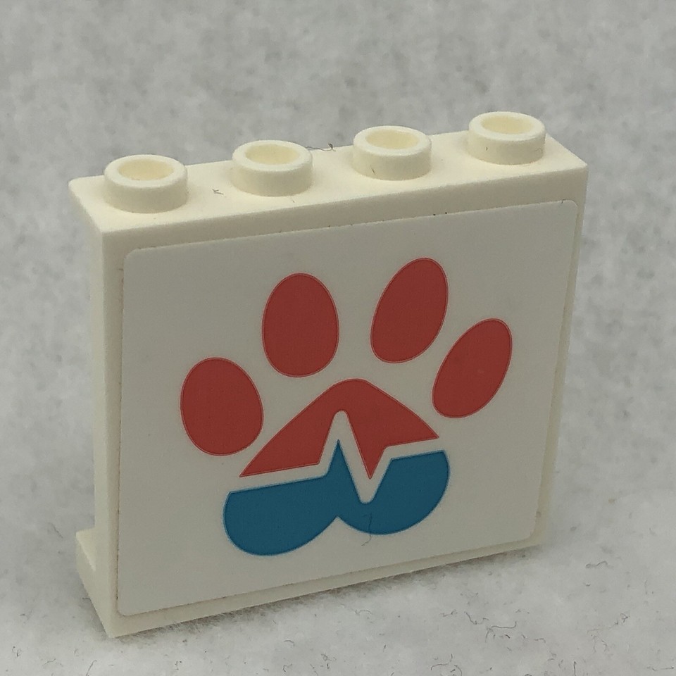 LEGO 60581 White Panel 1 x 4 x 3 with Side Supports - Hollow Studs (x1 ...