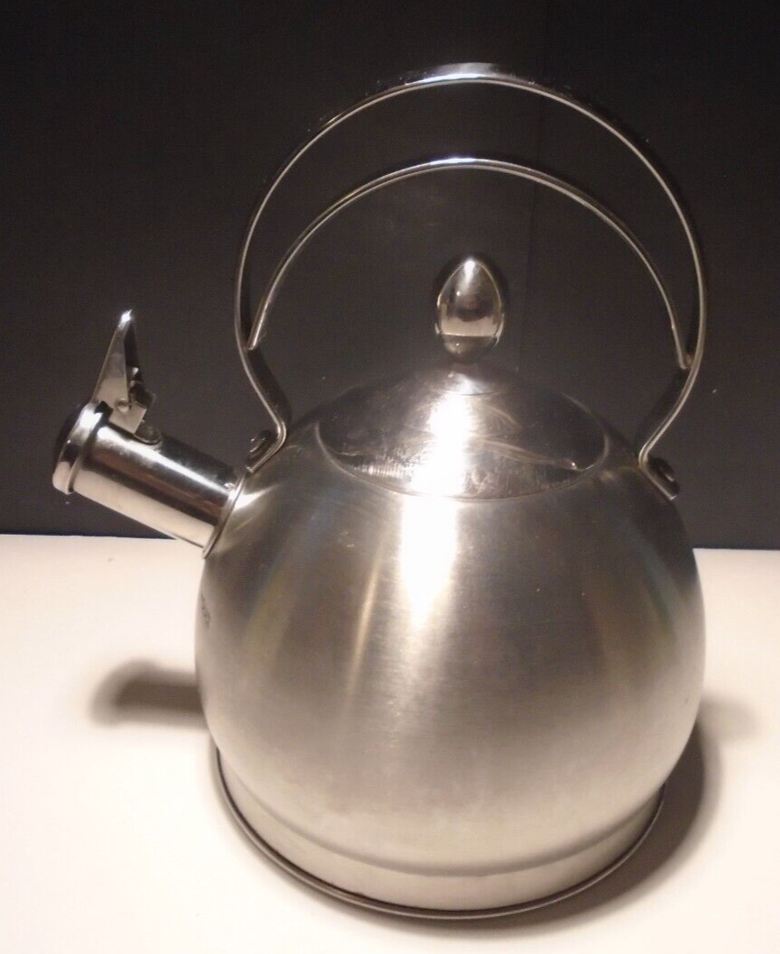 Meilleur Stainless Steel Tea Kettle 7 Cups Whistle Cap | eBay