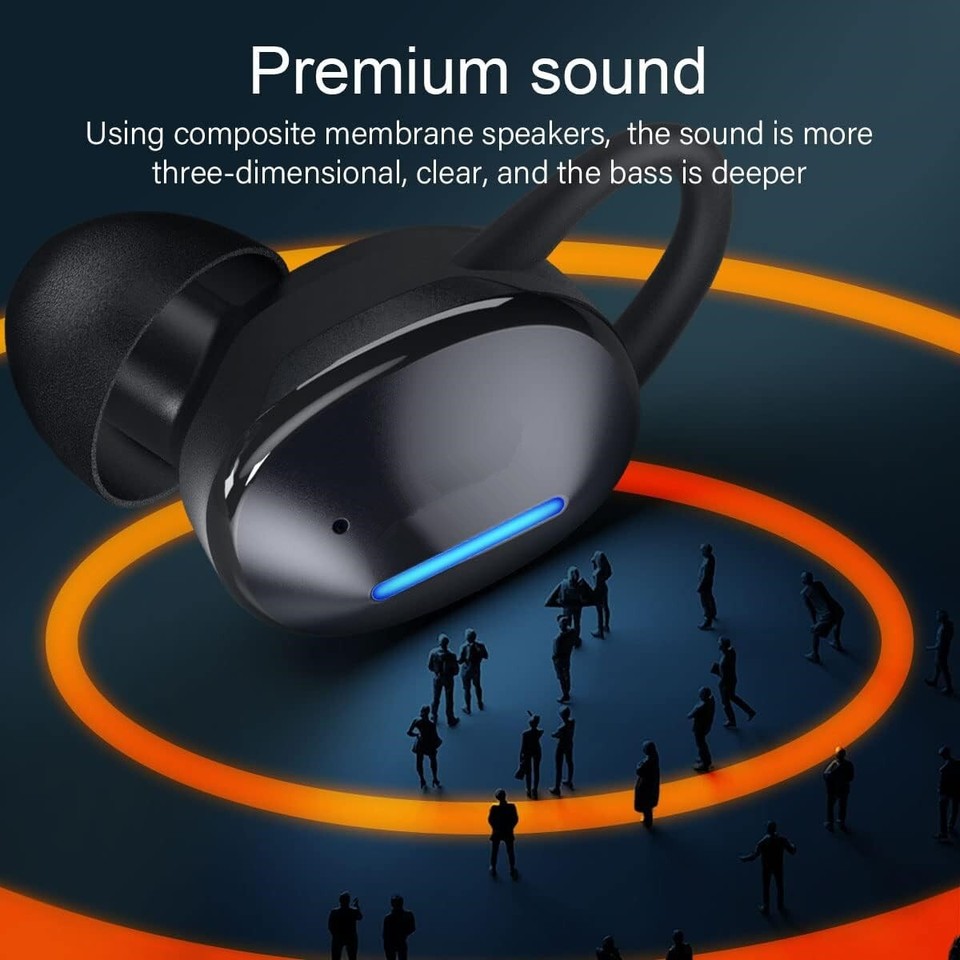 Wireless Earbuds IPX8 Waterproof Sport True Wireless Earbuds Bluetooth ...
