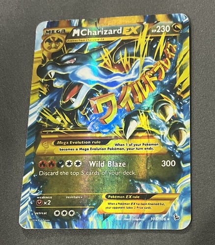 M Charizard EX (X) (Secret) 108/106 Flashfire Holo | eBay