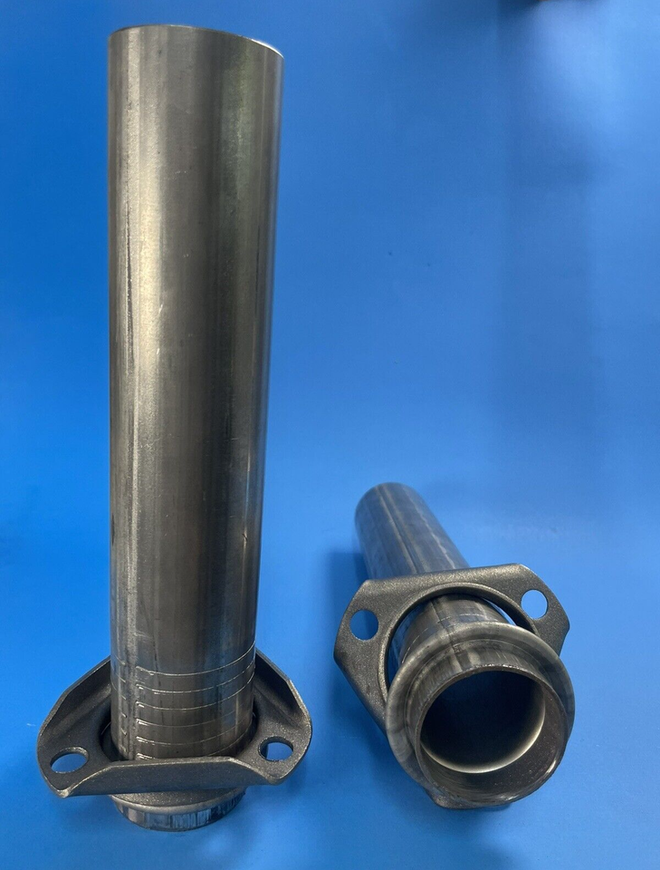 10"Chevrolet V8 2"OD 3 Bolt Exhaust Manifold Down Pipe Stubs With Donut ...