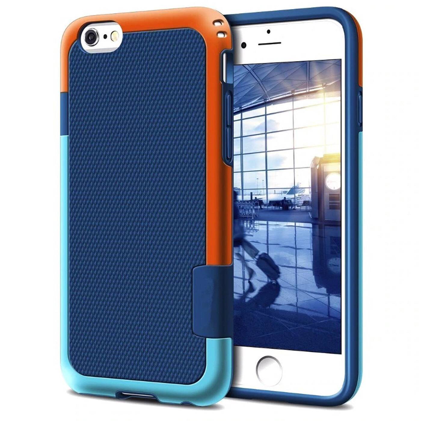 Heavy Duty Case For iPhone 8 7 6s 6 Plus Rugged Silicone Shockproof ...