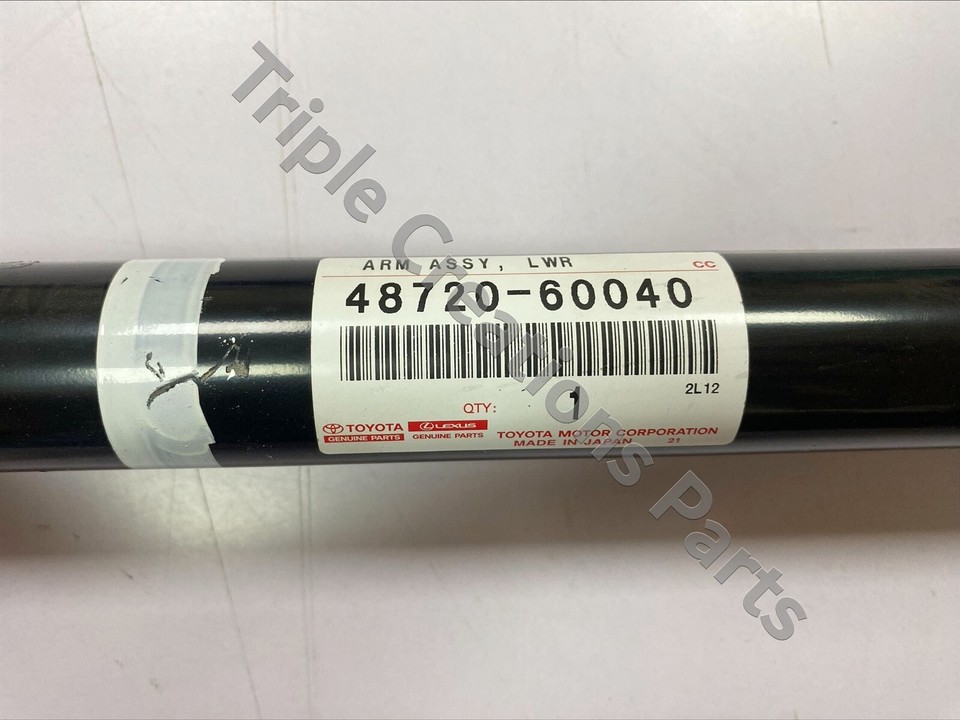 4872060040 Genuine Toyota Arm Assy Lower Control RH or LH 48720-60040 ...