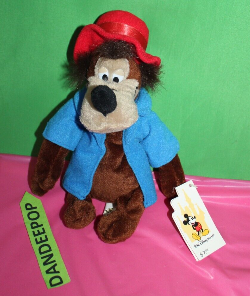 Disney Store Brer Bear Bean Bag Stuffed Animal Toy Rare 122-14511 With ...