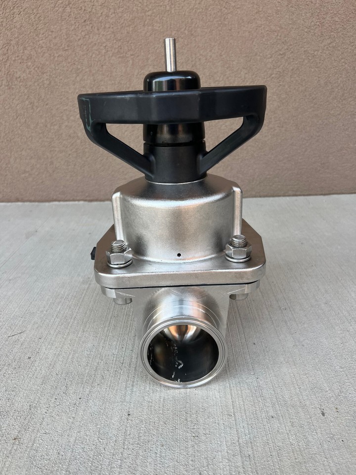 3” GEMU 653 BioStar Stainless Diaphragm Valve TriClamp Connections | eBay