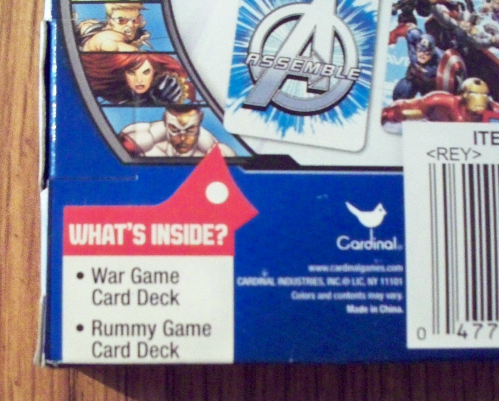 NEW MARVEL AVENGERS ASSEMBLE PLAYING CARD GAME SET - 2 DECKS - WAR ...