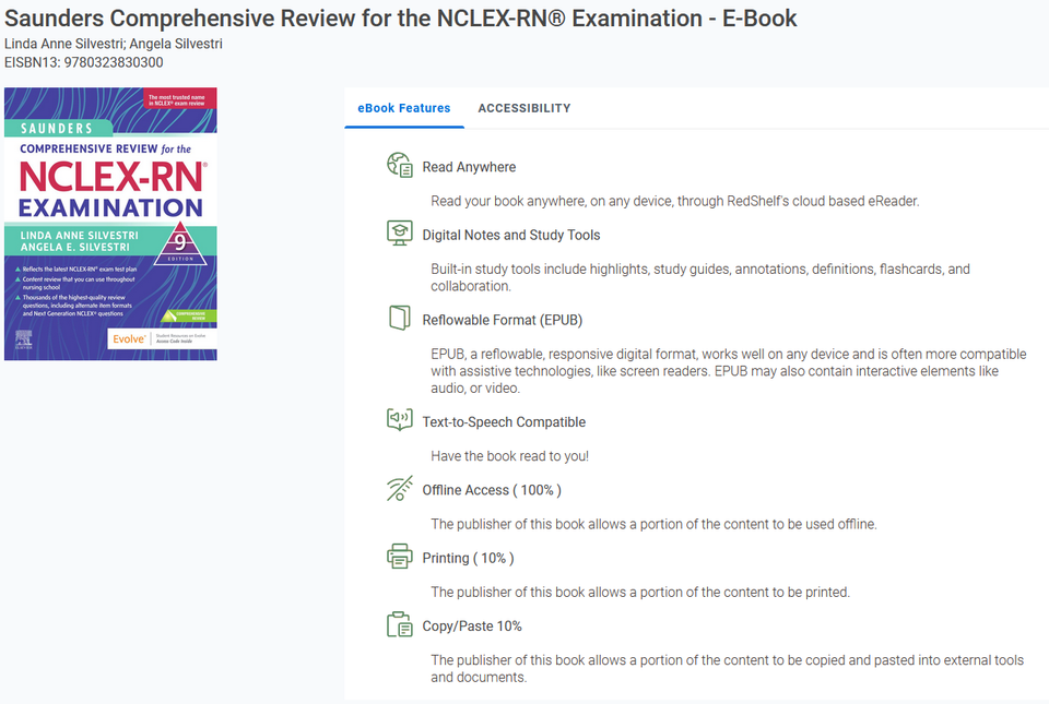 Saunders Comprehensive Review NCLEX-RN Examination 9th Edition Ebook ...