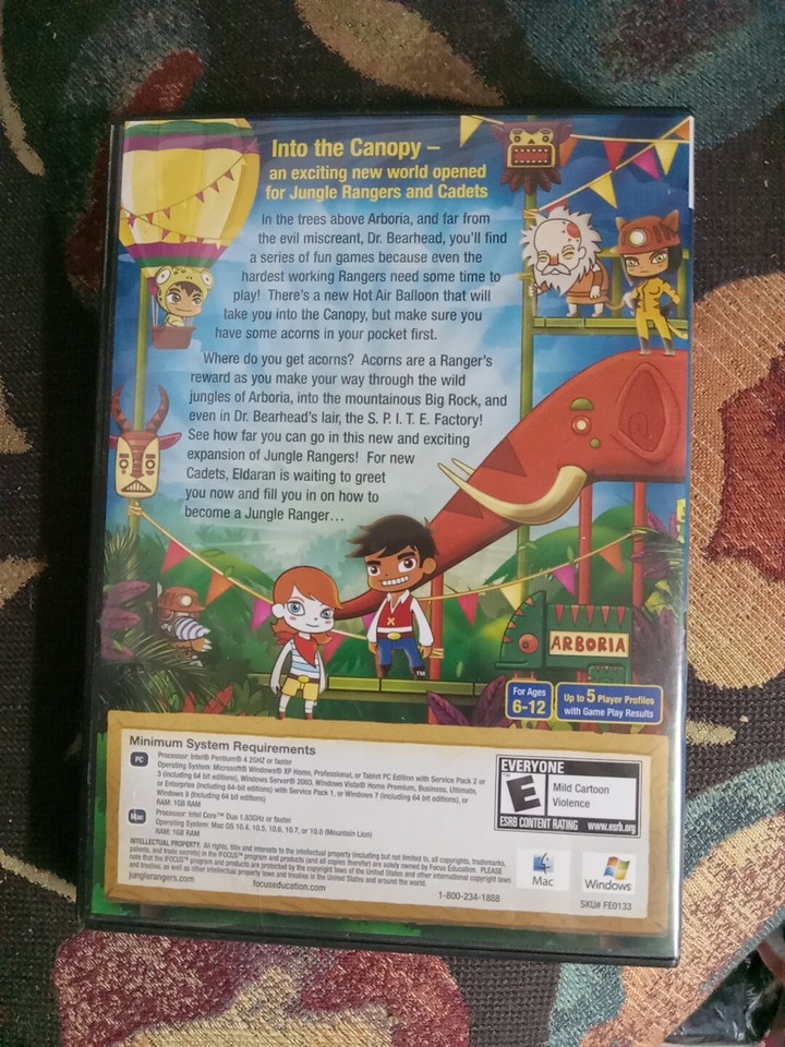 Jungle Rangers Into The Canopy Ifocus Educational Computer Game Rated E ...