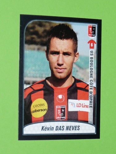 #62 KEVIN DAS NEVES US BOULOGNE COTE D'OPALE PANINI FOOTBALL FOOT 2009 ...