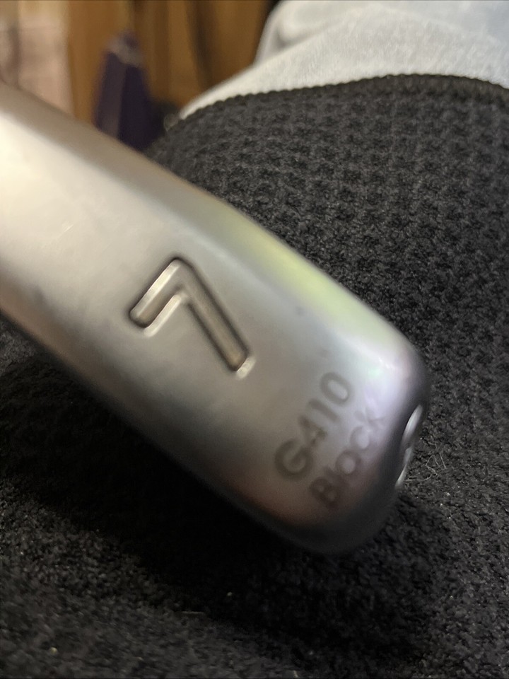 Nice Ping G410 7 Iron Demo Fitting Black Dot Awt 2.0 Regular Steel 38 ...