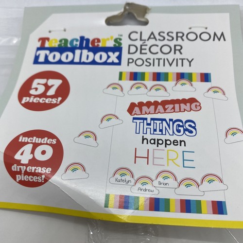 Teachers Toolbox Classroom Decor• Positivity • 57 Pieces | eBay