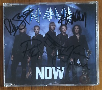 Def Leppard Now Cd-Single Signed Autograph EU Import | eBay