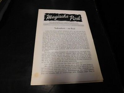 Magische Post German Magic Magazine Folge 4 | eBay