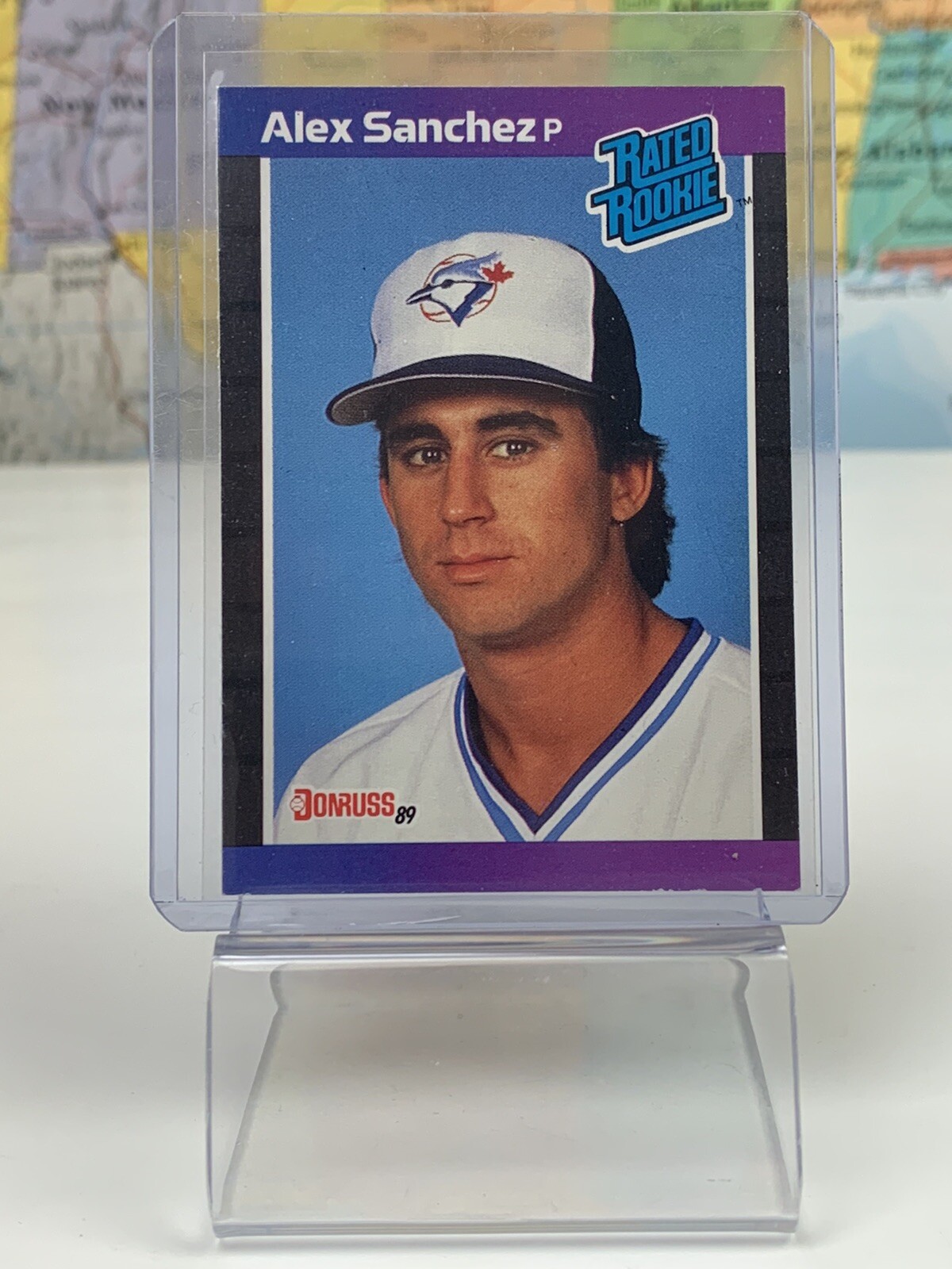 SHIPS SAME DAY Donruss 89 Baseball Card NM Alex Sanchez #47 Rated ...