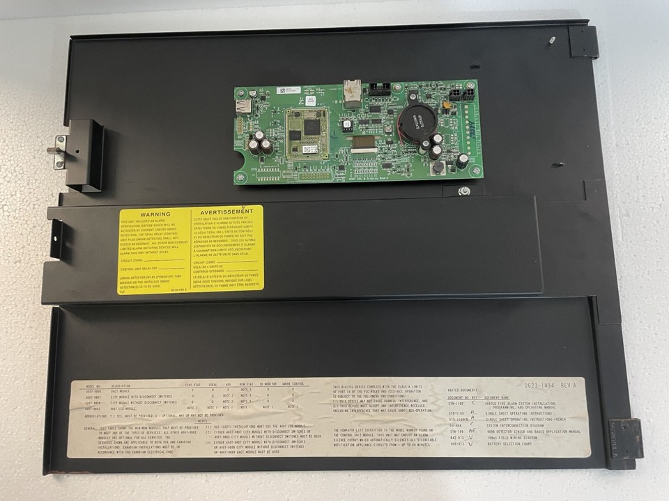 Fire Alarm Simplex 4007 ES Fire Alarm Control Panel Display 566-1023 | eBay