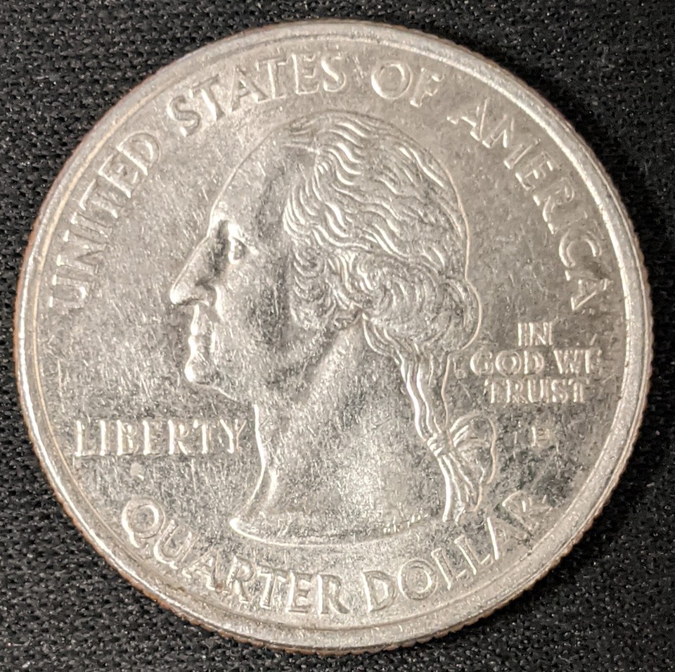2008 P Arizona Quarter Extra Cactus Leaf ~ Die Chip Error 25c | eBay