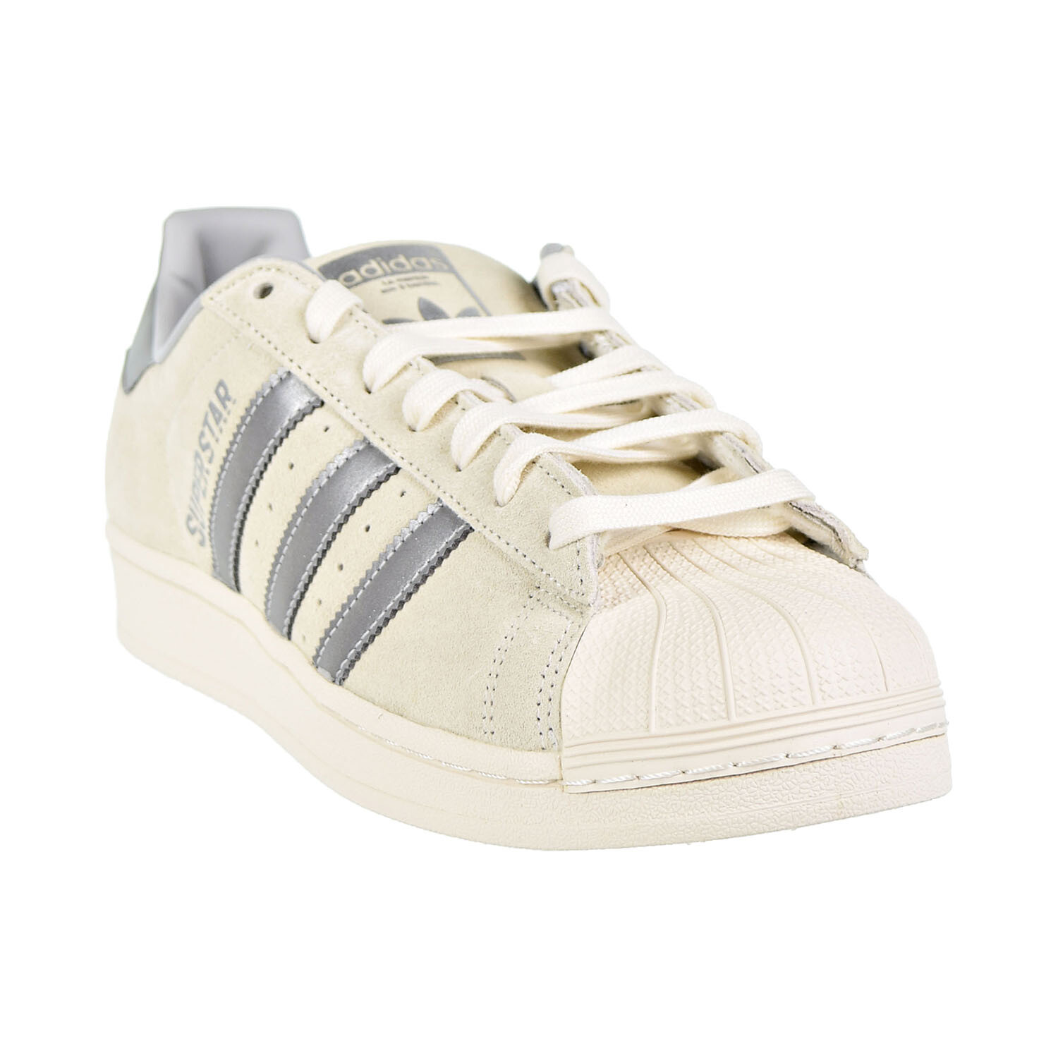 Adidas Superstar Men's Shoes Off White-Silver b41989 | eBay