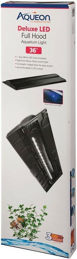 Aqueon Deluxe 30" LED Full Hood Fixture - 100121107 for sale online | eBay