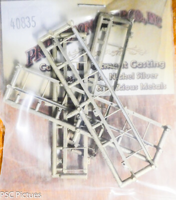 Precision Scale O #40835 Ladder Set, 40' AAR Box Car, 2 end Ladders, 2 ...