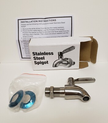 Stainless Steel Spigot Food Grade Fits All BERKEY Water Filters NEW IN ...
