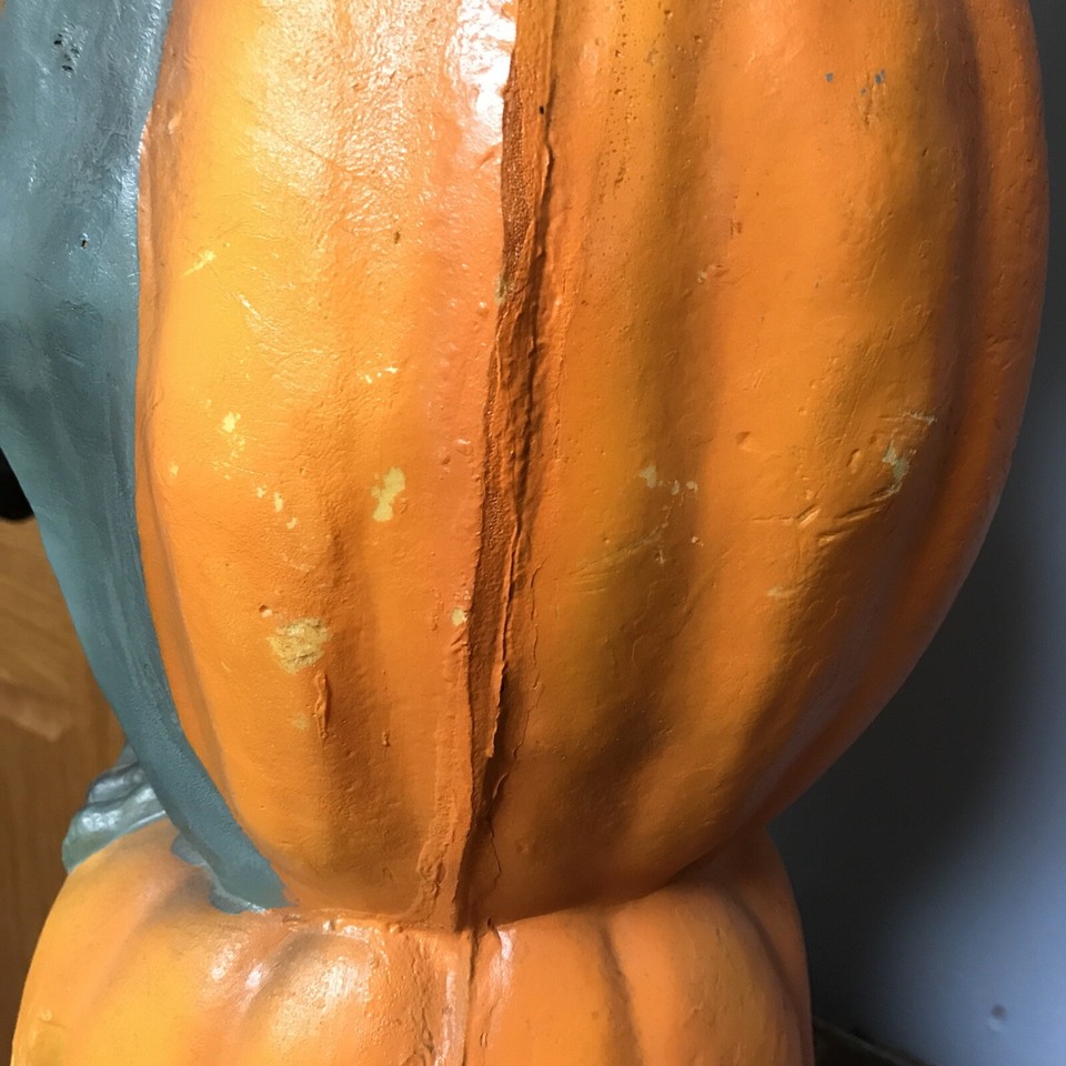 Vintage Trendmaster Bat and Pumpkin Totem Stack Halloween Foam Mold 1993 | eBay