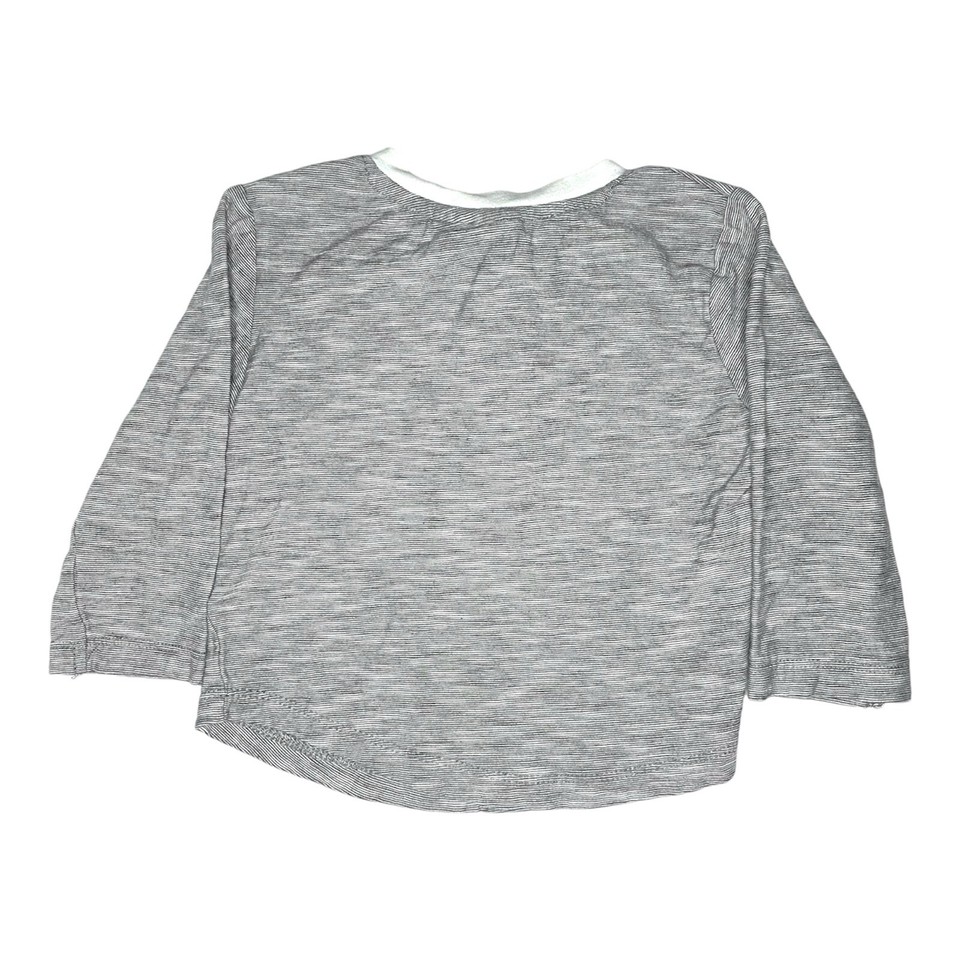 Rorie Whelan Heathered Grey Henley Long Sleeve Shirt Size 12M | eBay