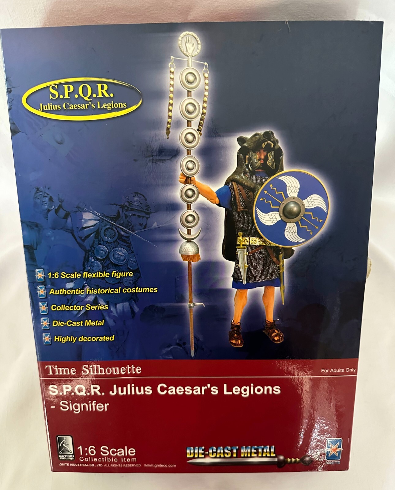 1:6 Ignite AR-032 S.P.Q.R. Julius Caesar's Legions Signifer Roman ...