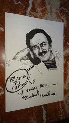 LES AMIS DU CRIME n°8 - Février 1981 - SPÉCIAL MICHAEL AVALLONE | eBay