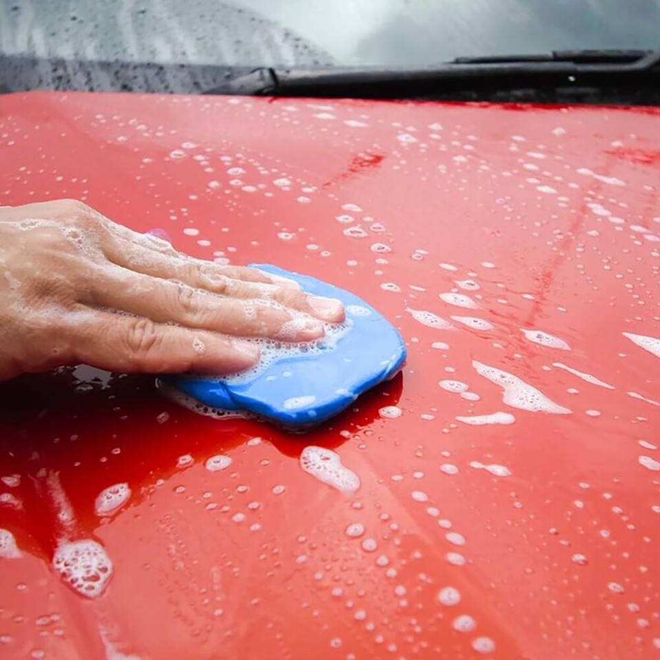 5Pcs Car Wash Cleaner Sludge Mud Blue Car Cleaning Clay Bar Car Magic ...