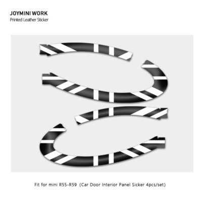Car Door Panel Leather Sticker for MINI COOPER R55 R56 R57 R58 R59 ...