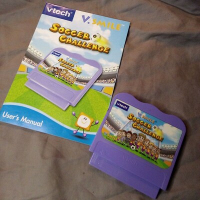 Vtech VSmile Learning System Sports Soccer Challenge Game Cartridge and ...