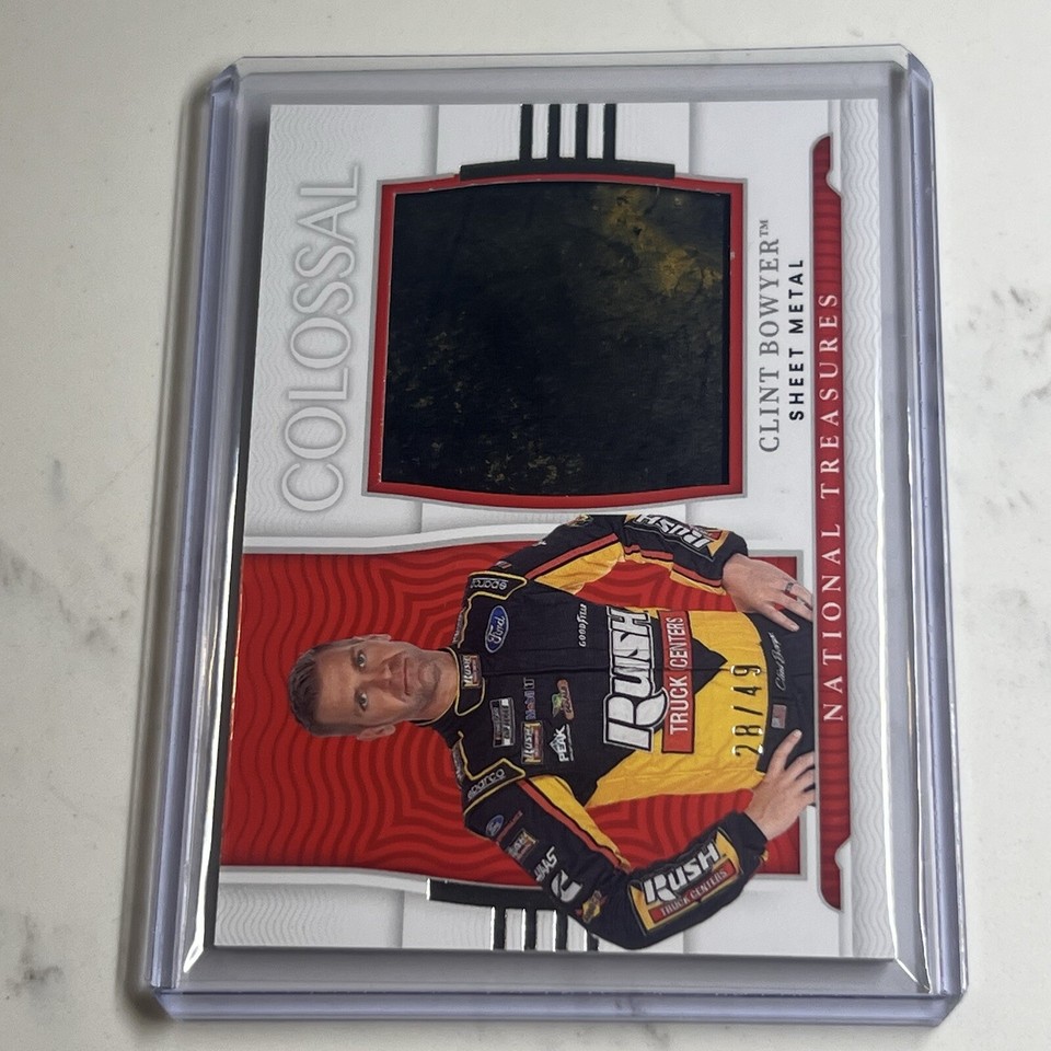2022 National Treasures Racing - CLINT BOWYER - Colossal Sheet Metal ...
