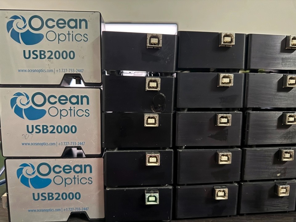 USB2000 1PC Ocean Optics USB2000 Spectrometer uv range 340-1034nm ...