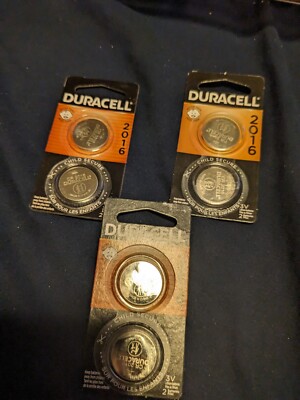 Duracell 2016 3V Lithium Coin Battery Long Lasting [2028] DL2016 CR2016 ...